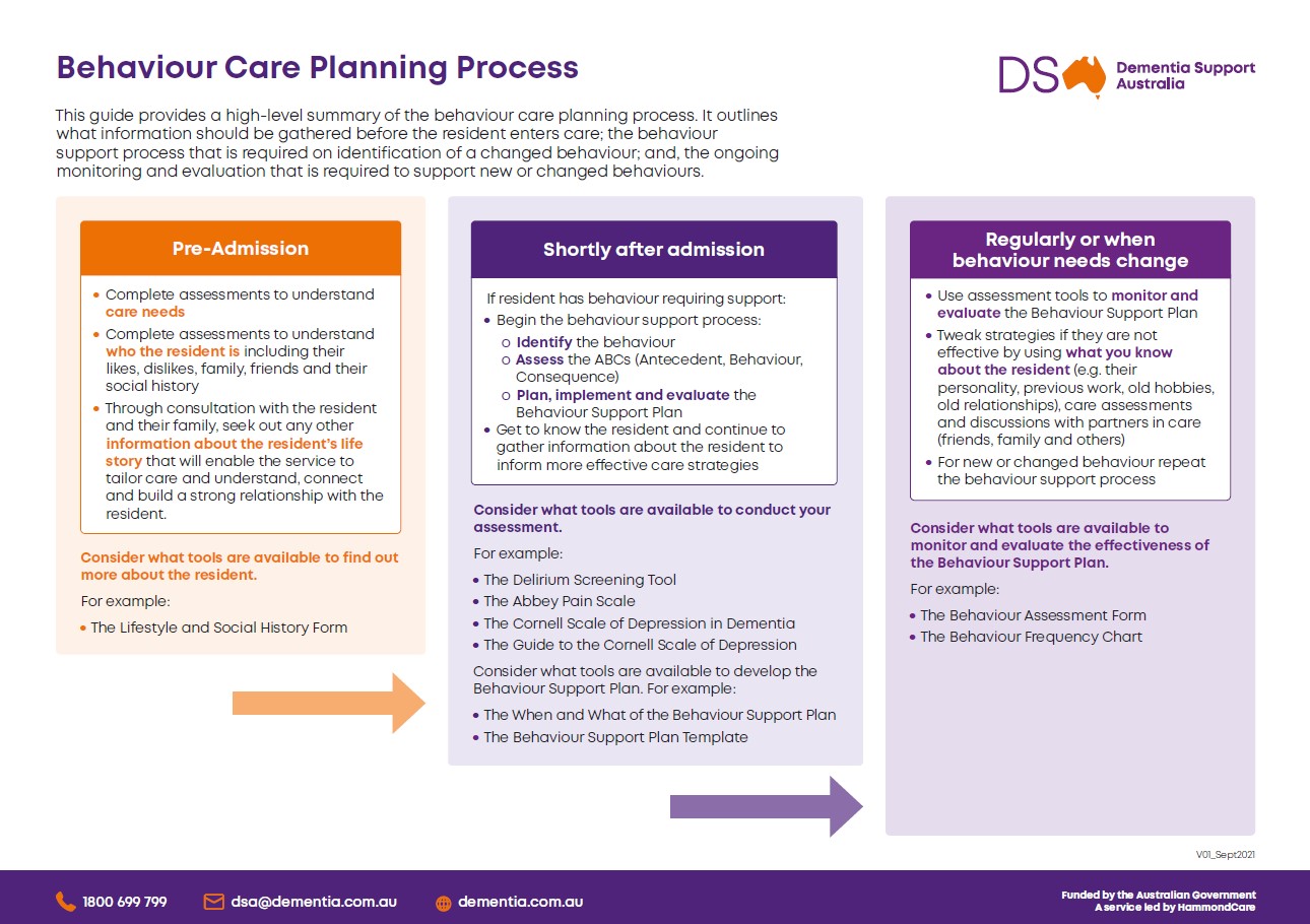 Behaviour Care Planning Process